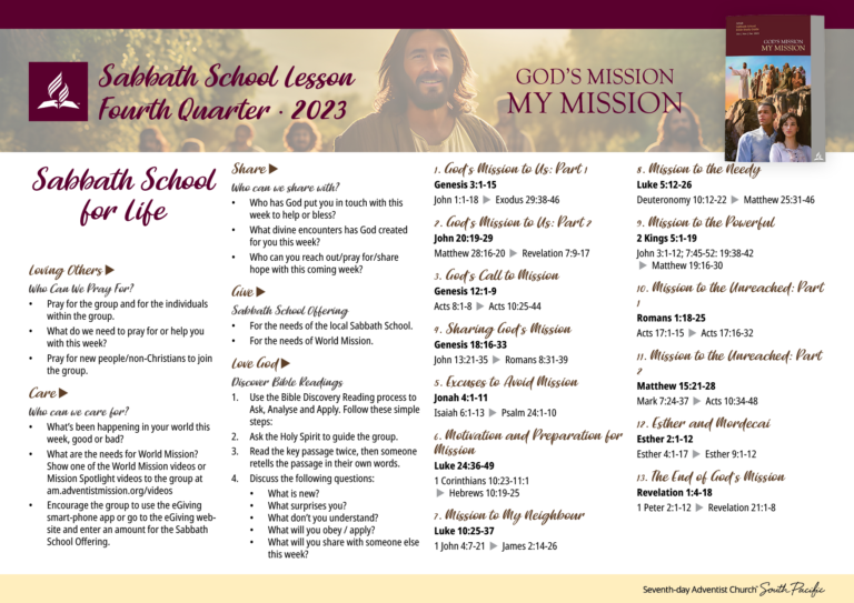 2023 Quarter 4 - Sabbath School