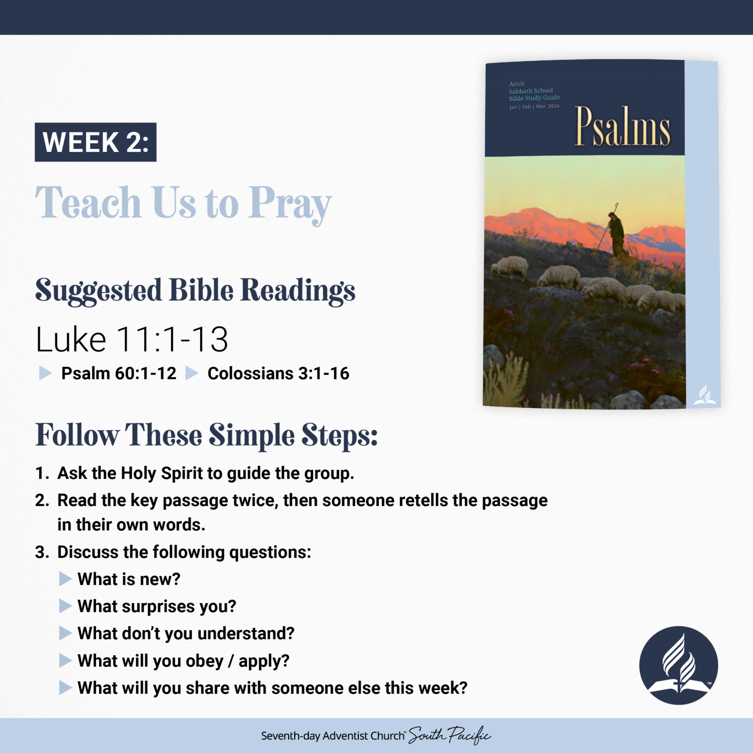 2024 Quarter 1 - Sabbath School